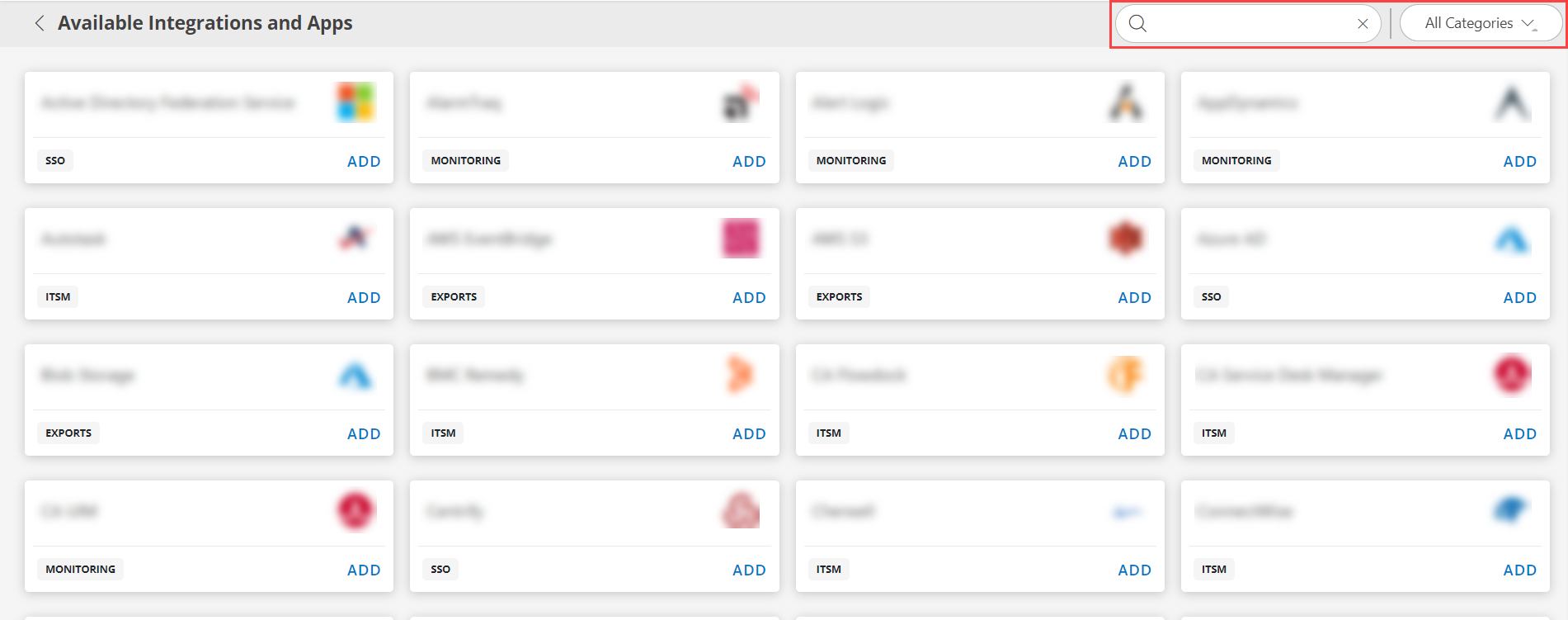 Integrations | OpsRamp Documentation